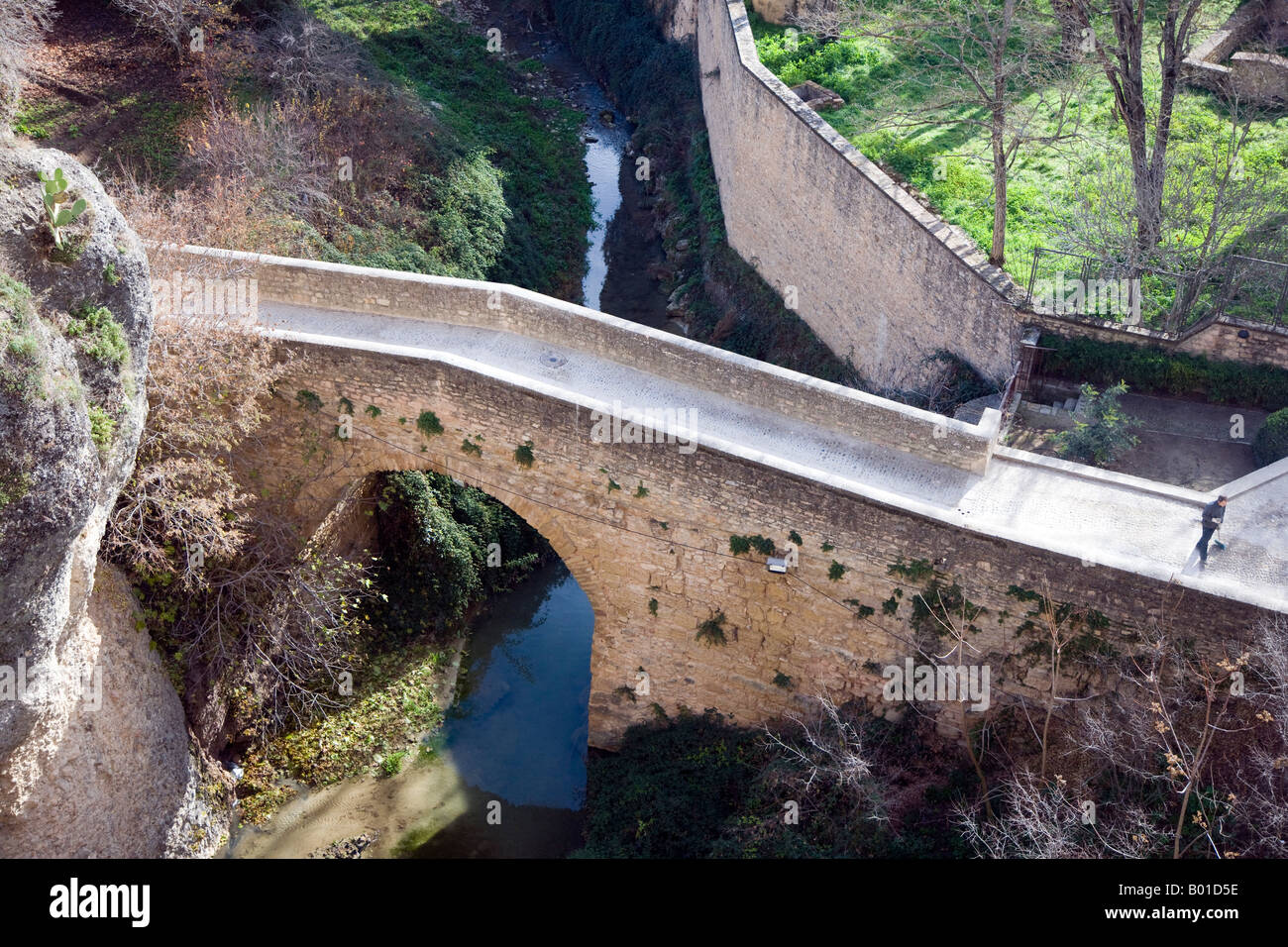Puente Romano Roman Bridge Ronda Andalucia Malaga Province Spain bridge ...