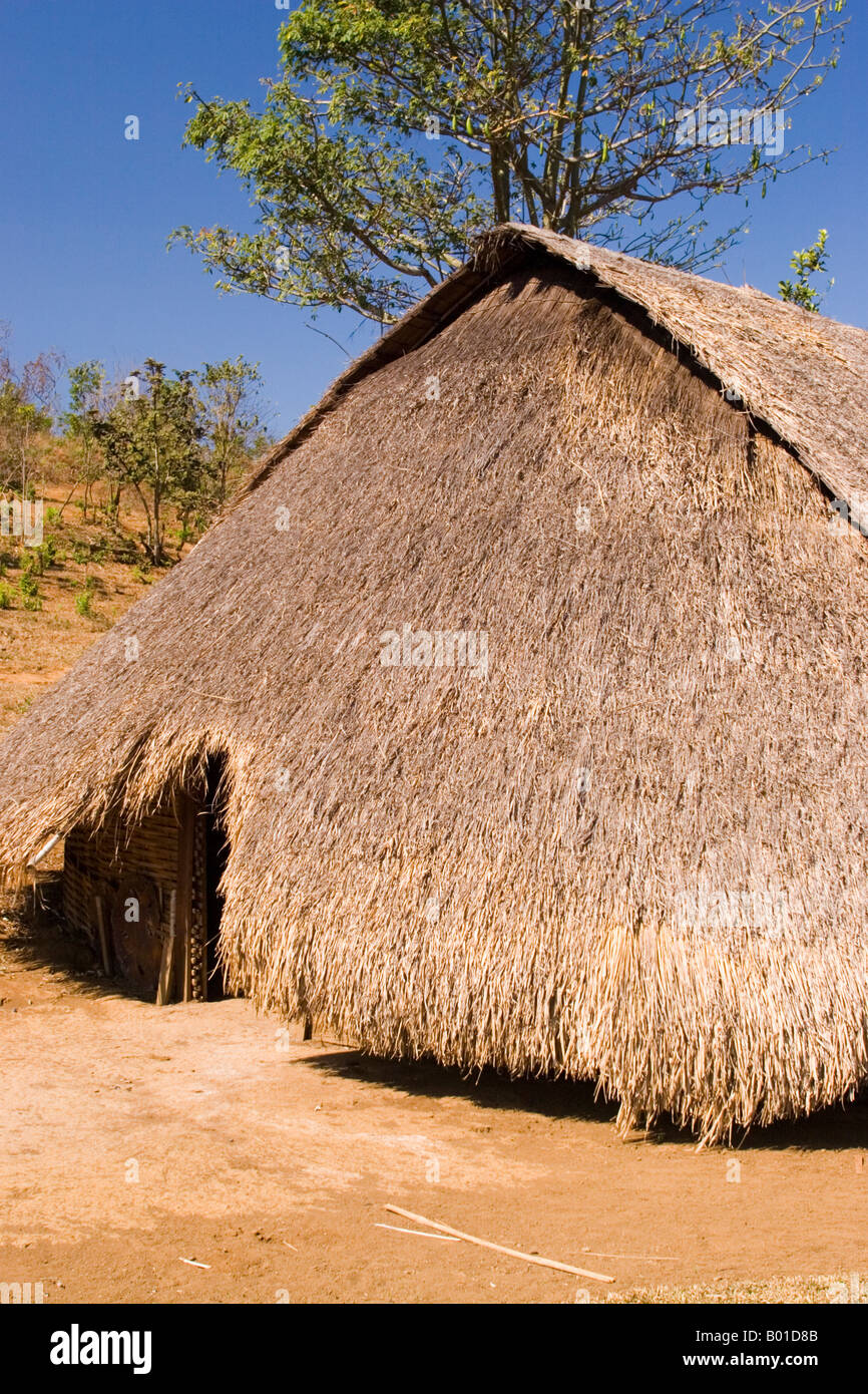 traditional Phnong house, Mondulkiri Province, Cambodia Stock Photo - Alamy
