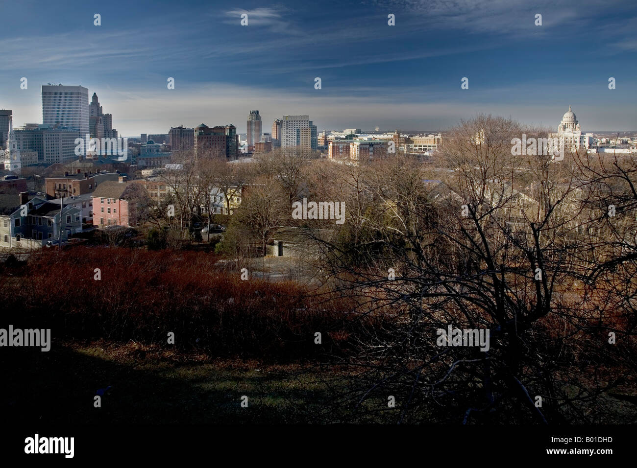 View of Providence Rhode Island from Prospect Park Stock Photo - Alamy