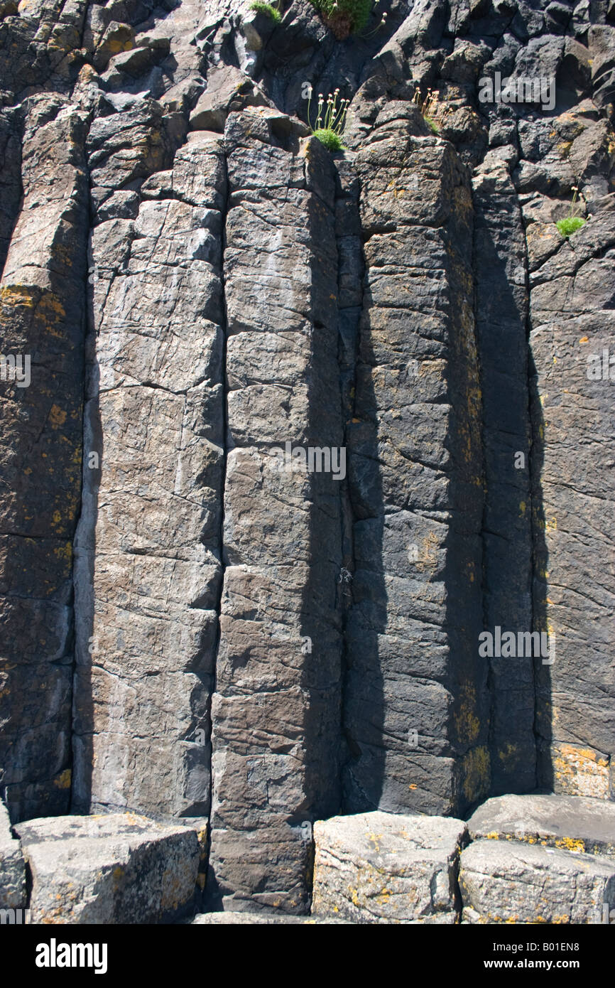 Basalt columns on Isle of Staffa, Scotland Stock Photo - Alamy
