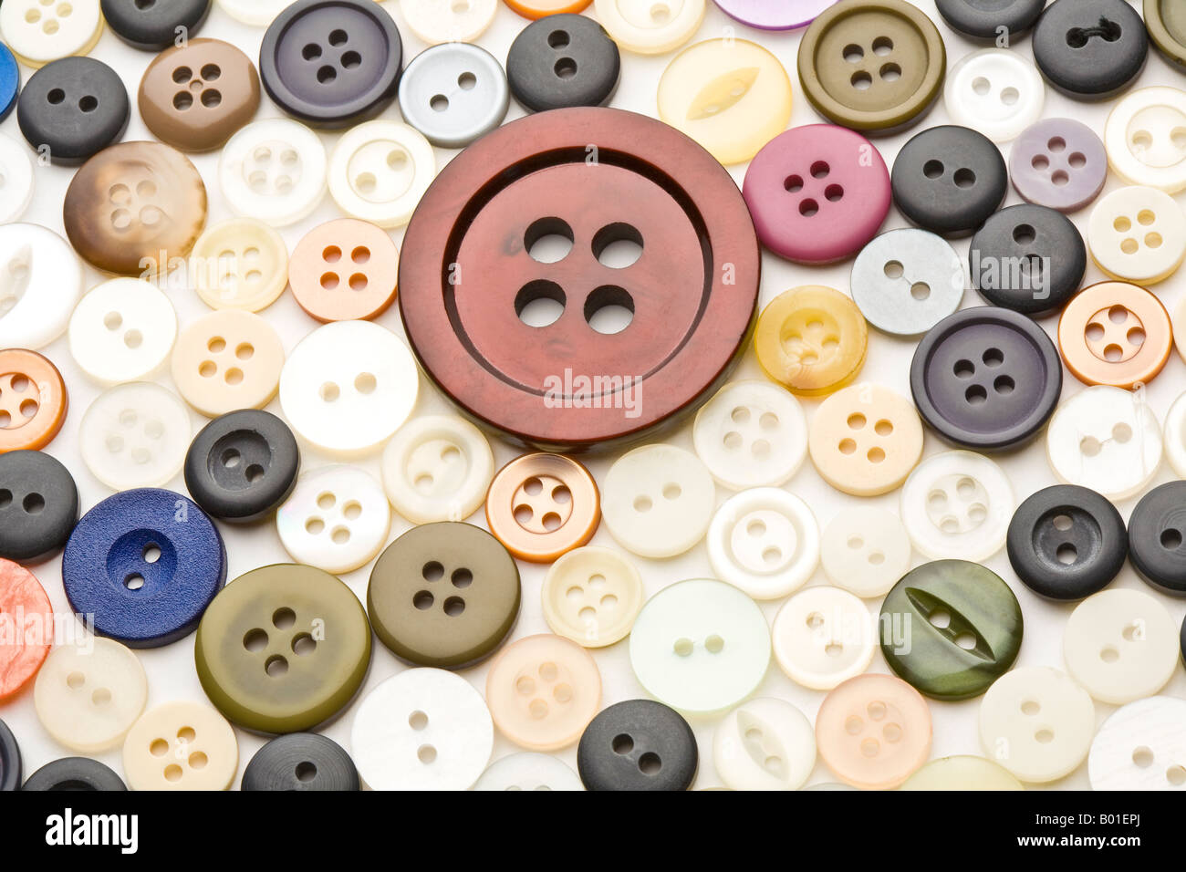 Sew through button hi-res stock photography and images - Alamy