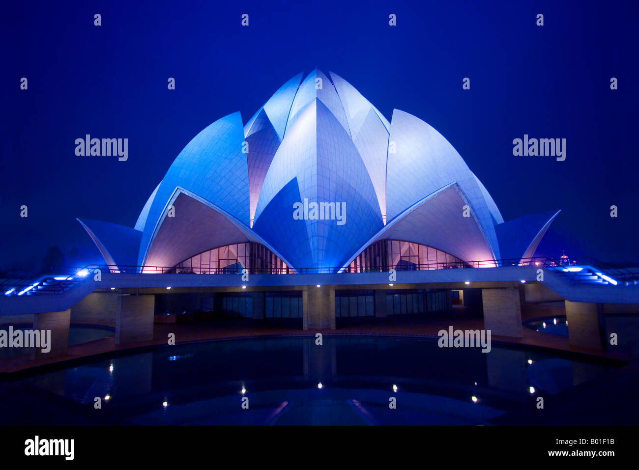 The Lotus Temple, New Delhi, India Stock Photo - Alamy