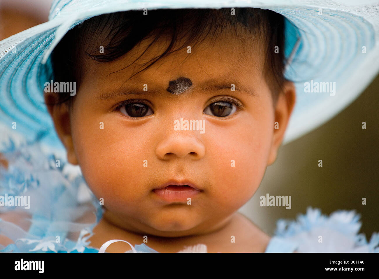 Baby girl (6-7) month old, Agra, India Stock Photo - Alamy