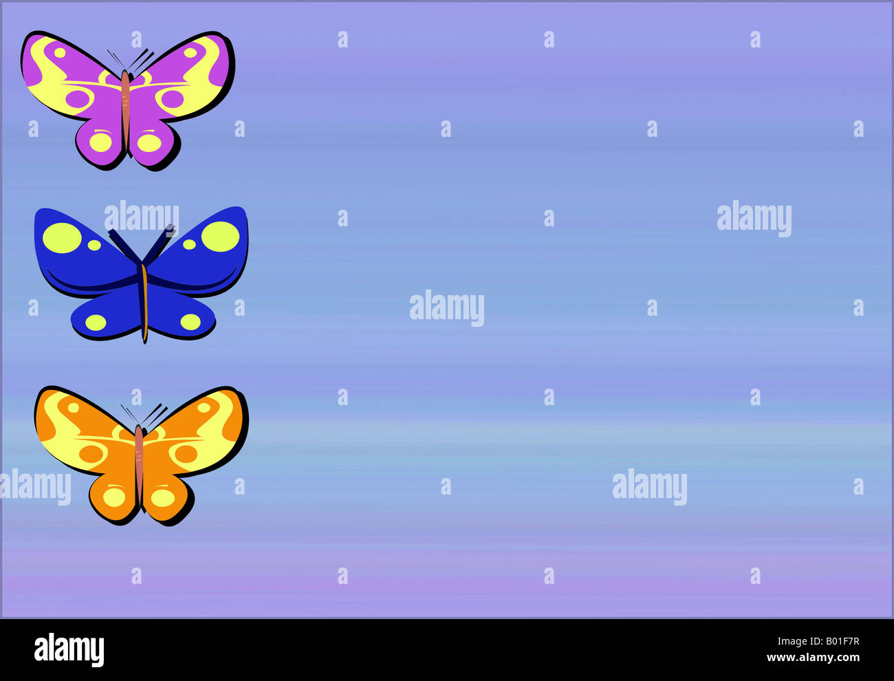 Three butterflies hi-res stock photography and images - Alamy