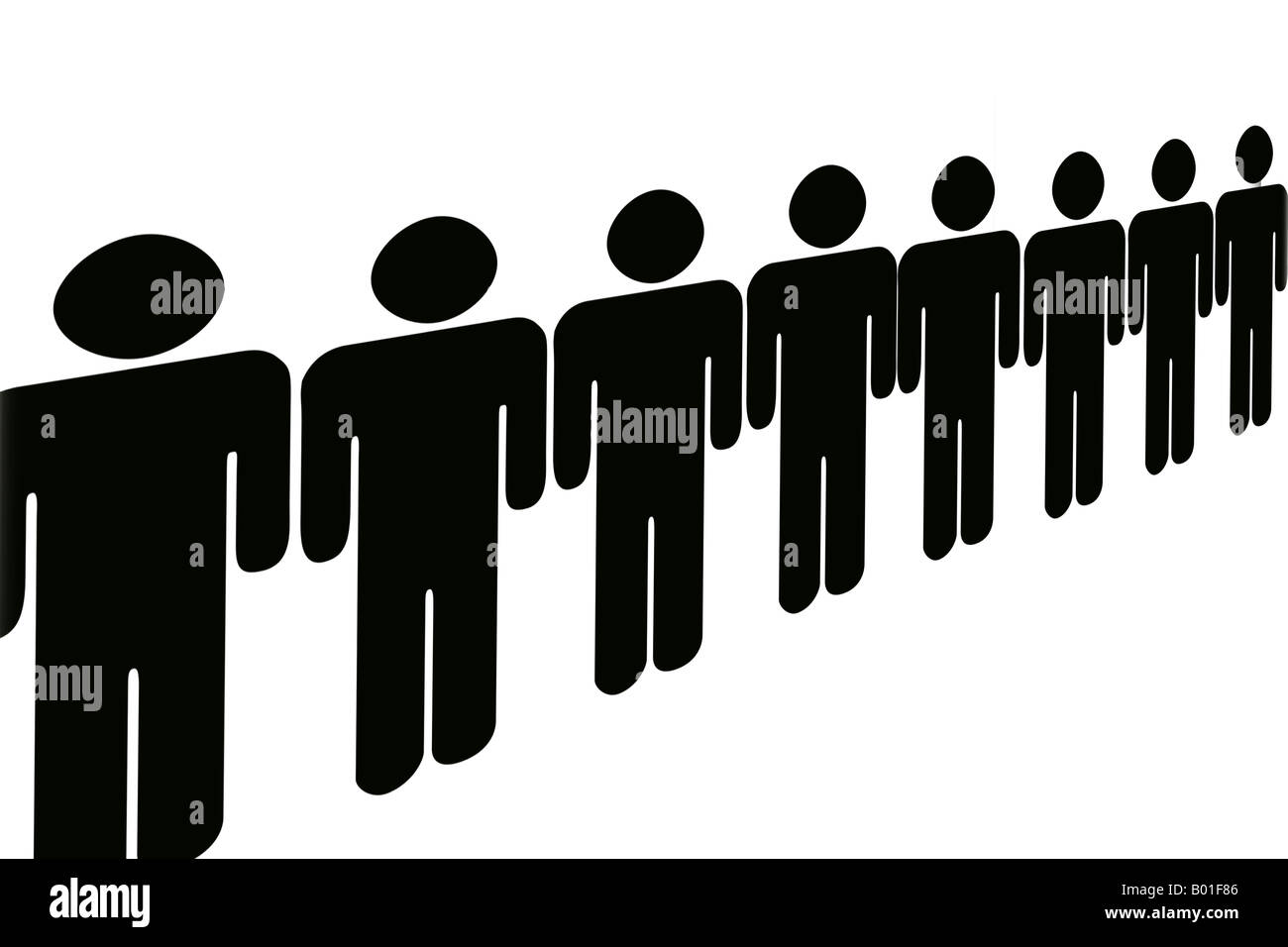 People in perspective Stock Photo - Alamy