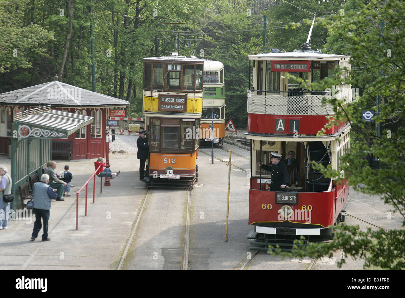 NATIONAL TRAMWAY MUSEUM TRAM TRANSPORT RAIL Stock Photo - Alamy