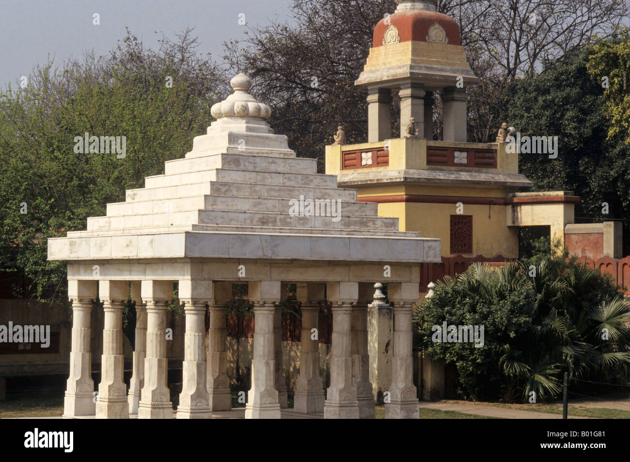 The Laxminarayan Temple (or Birla Mandir), New Dehli IN Stock Photo - Alamy