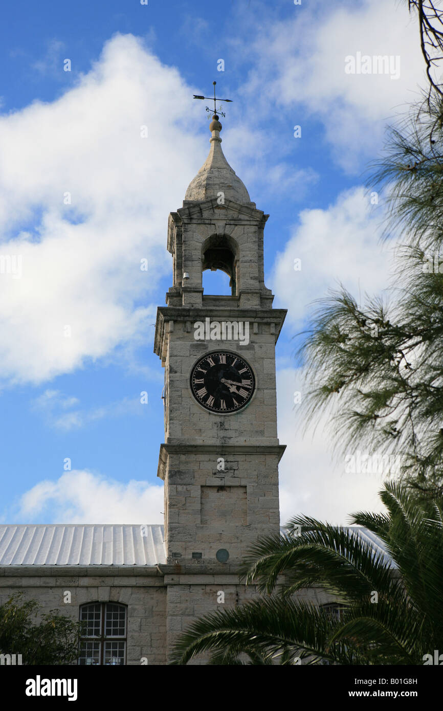 Clocktower at Bermuda dockyard Stock Photo - Alamy