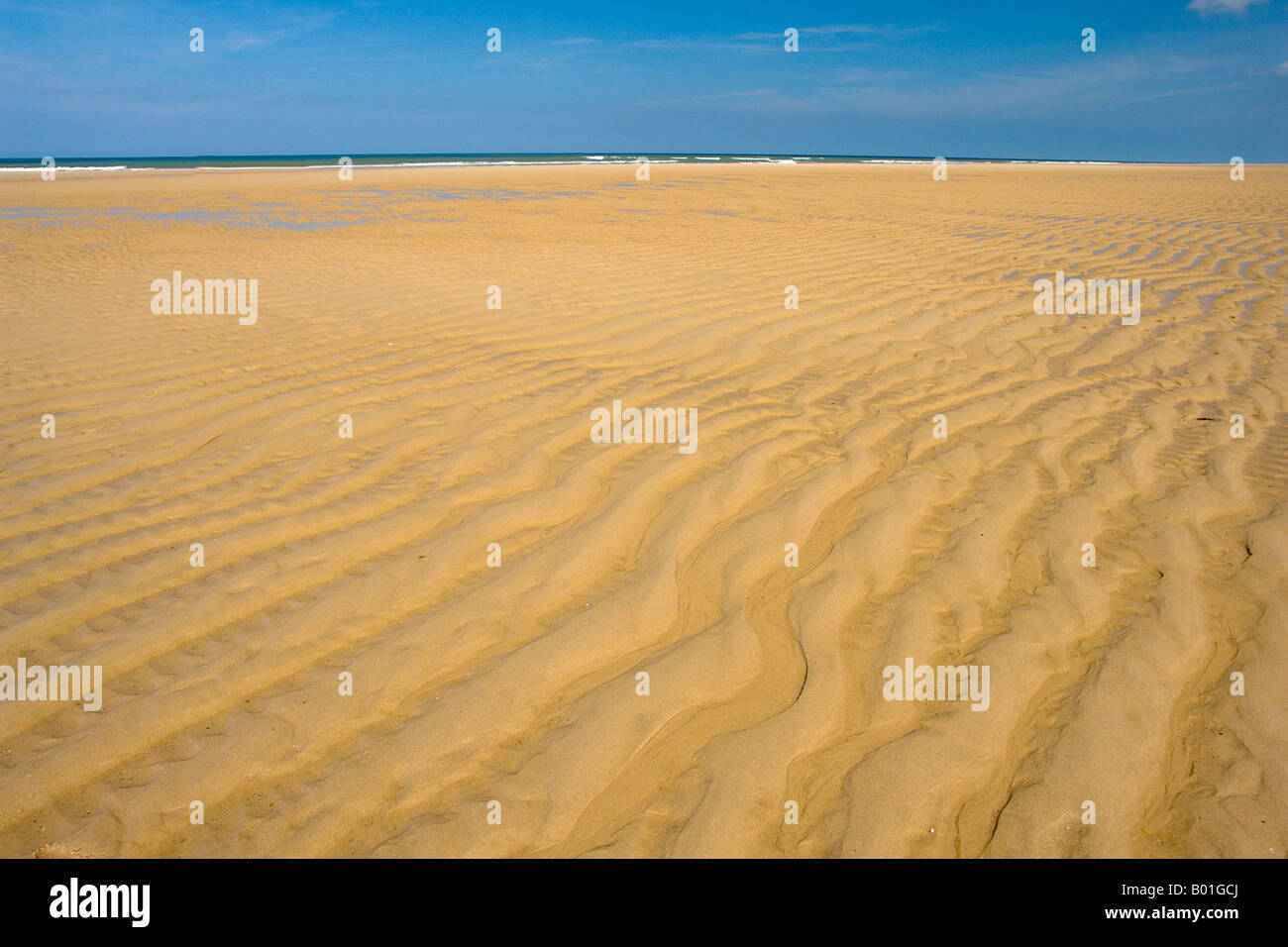 Corrugated sand beach water hi-res stock photography and images - Alamy
