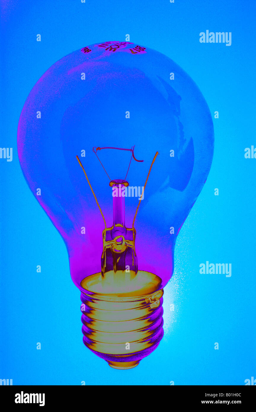 Bulb with burnt out filament Stock Photo - Alamy