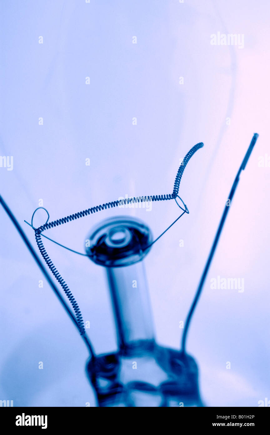 Bulb with burnt out filament Stock Photo - Alamy