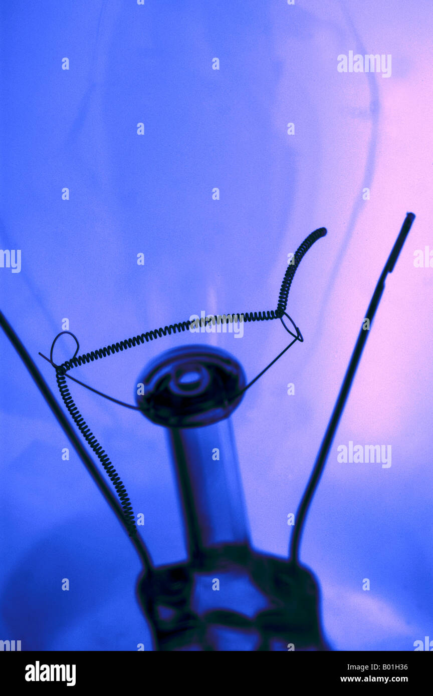Bulb with burnt out filament Stock Photo - Alamy