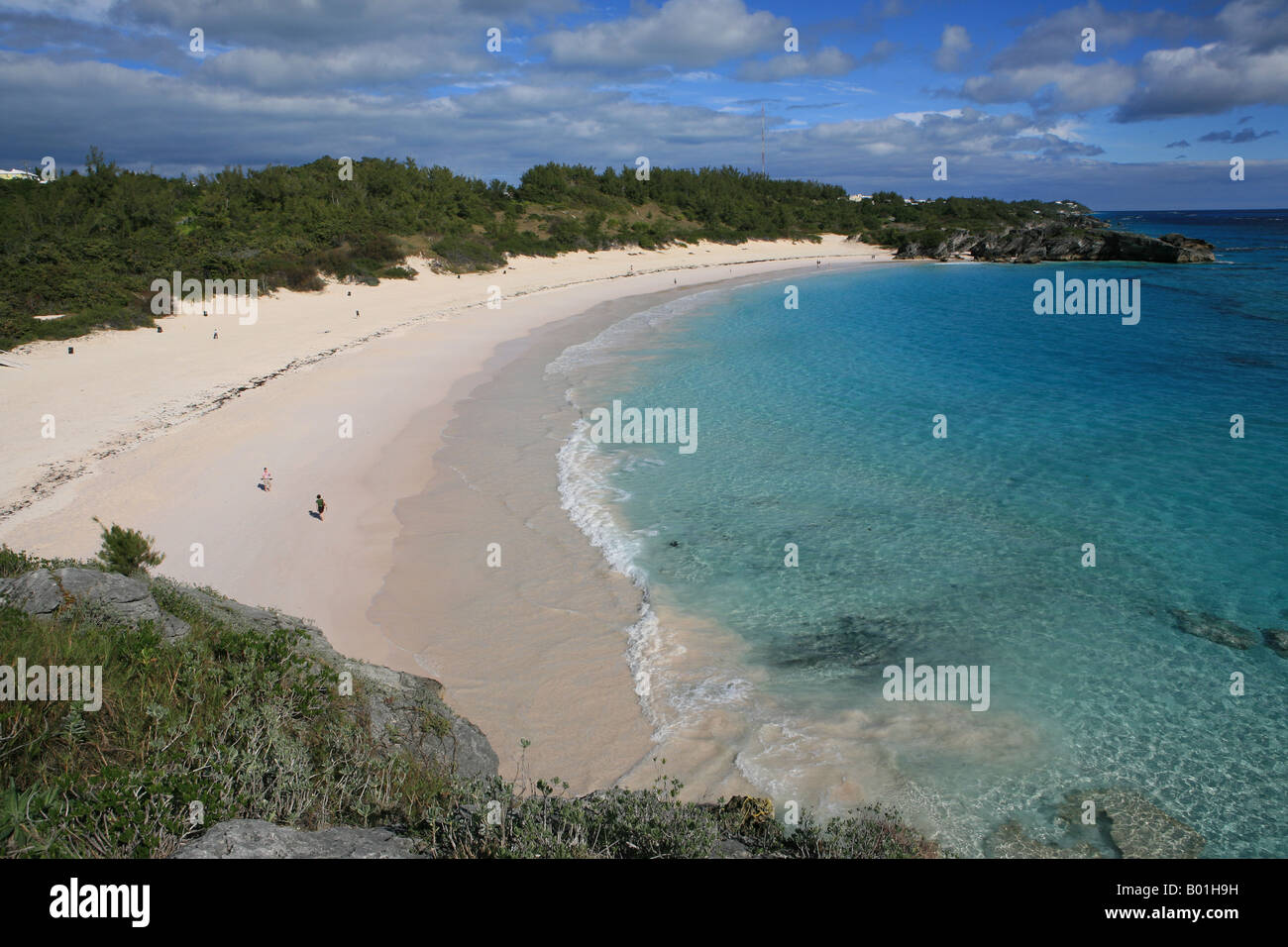 Horseshoe bay Bermuda Stock Photo - Alamy