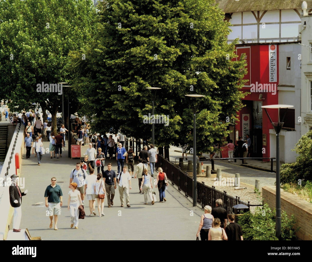 europe great britain england london river thames bankside Stock Photo ...