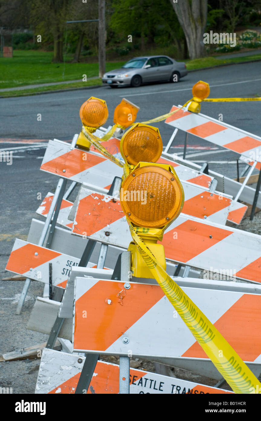 Road construction signs hi-res stock photography and images - Alamy