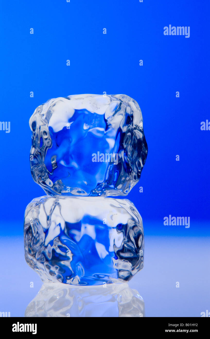 Melting Ice cubes Stock Photo - Alamy