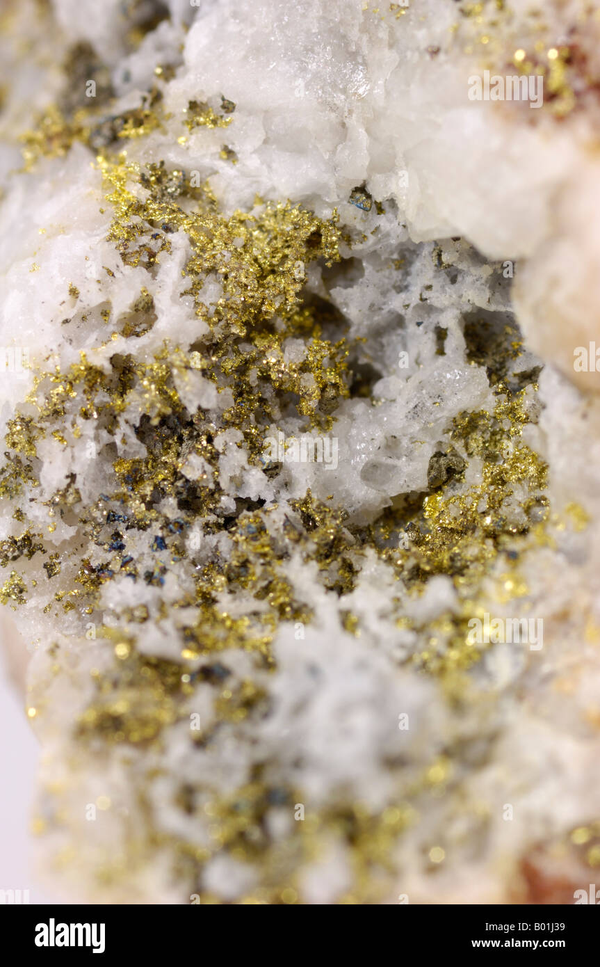 Mineral specimen, Gold, Croagh Patrick, Ireland Stock Photo - Alamy
