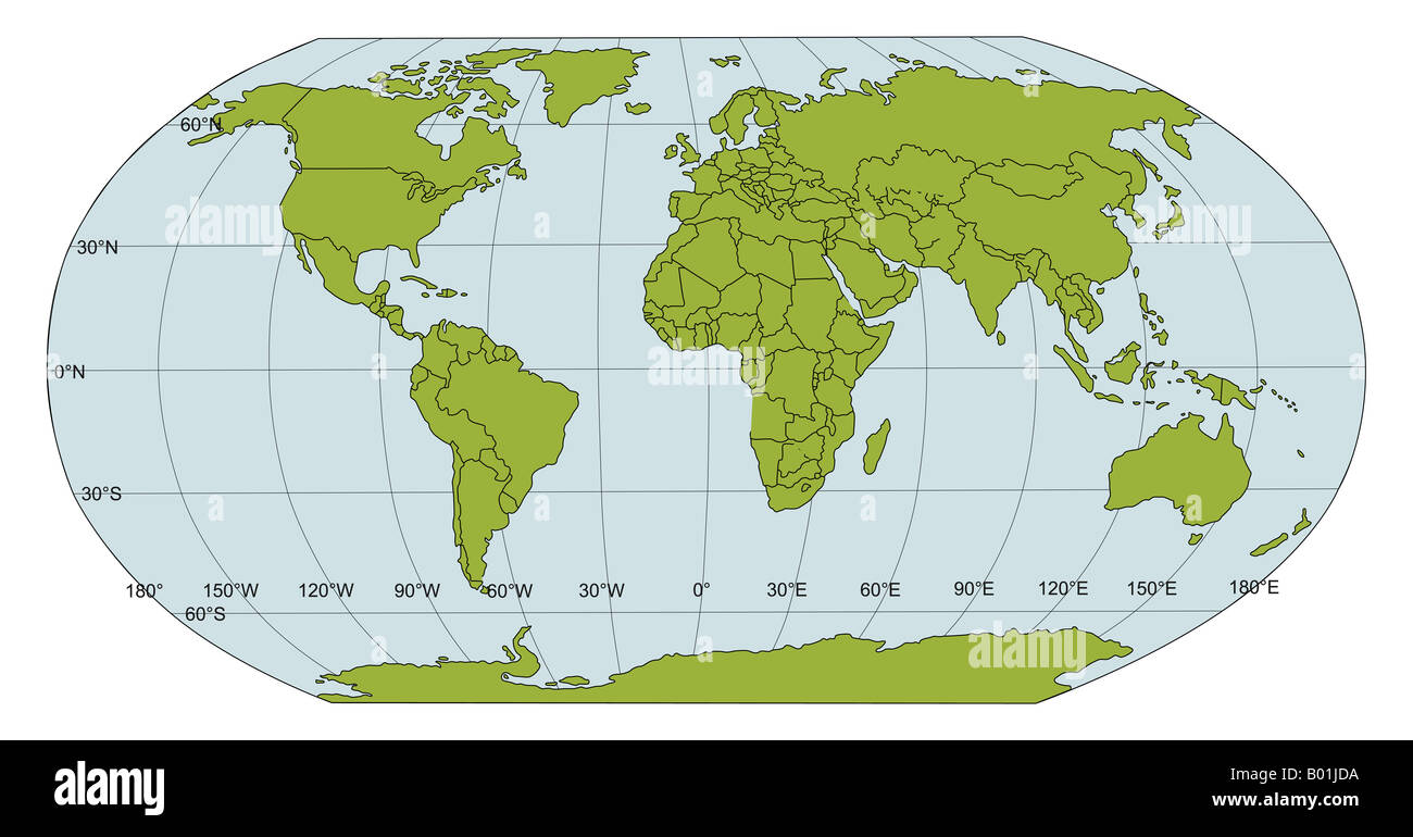 Political world map hi-res stock photography and images - Alamy