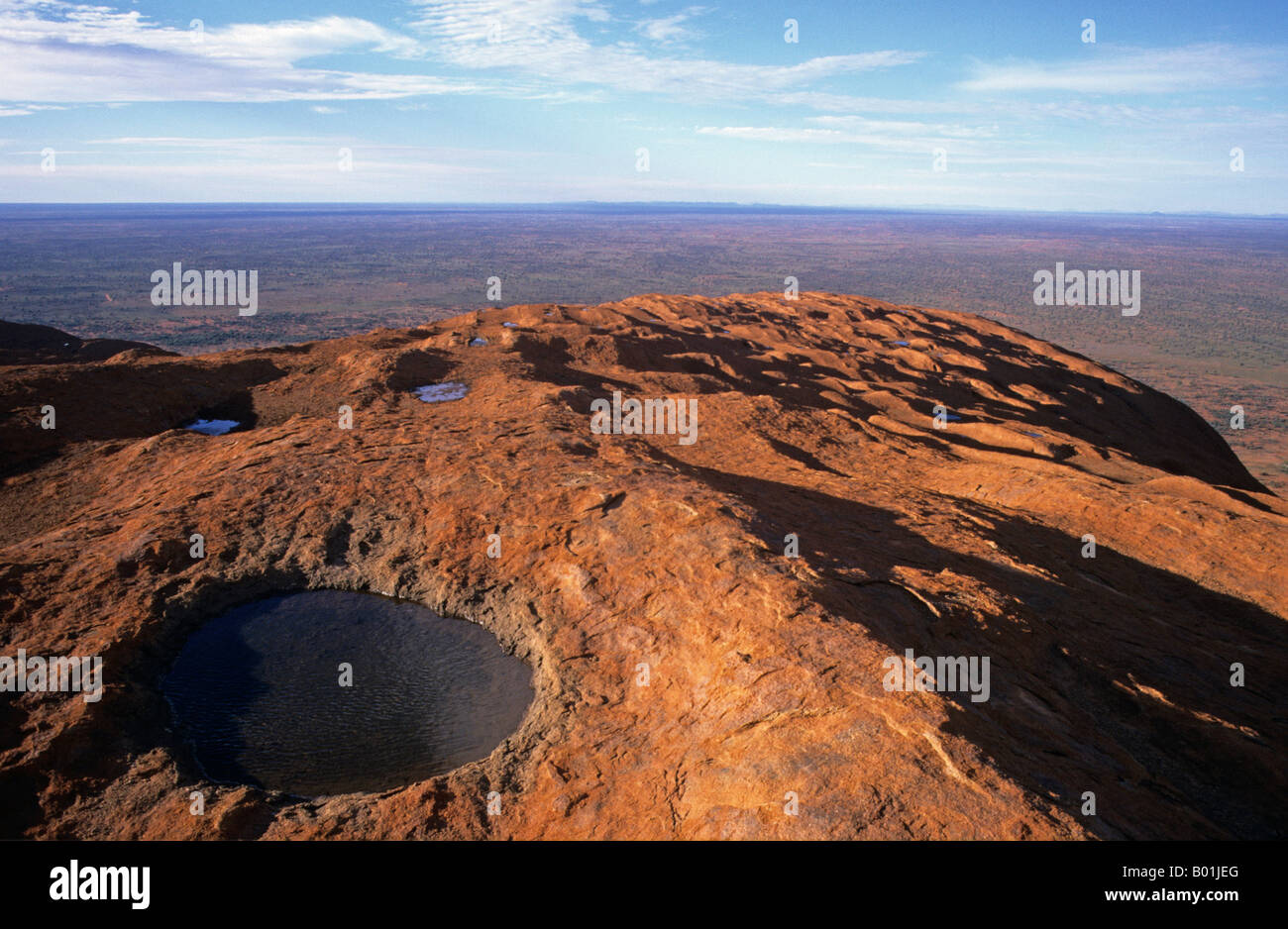 Summit of Ayers Rock Uluru Northern Territory Australia Stock Photo ...