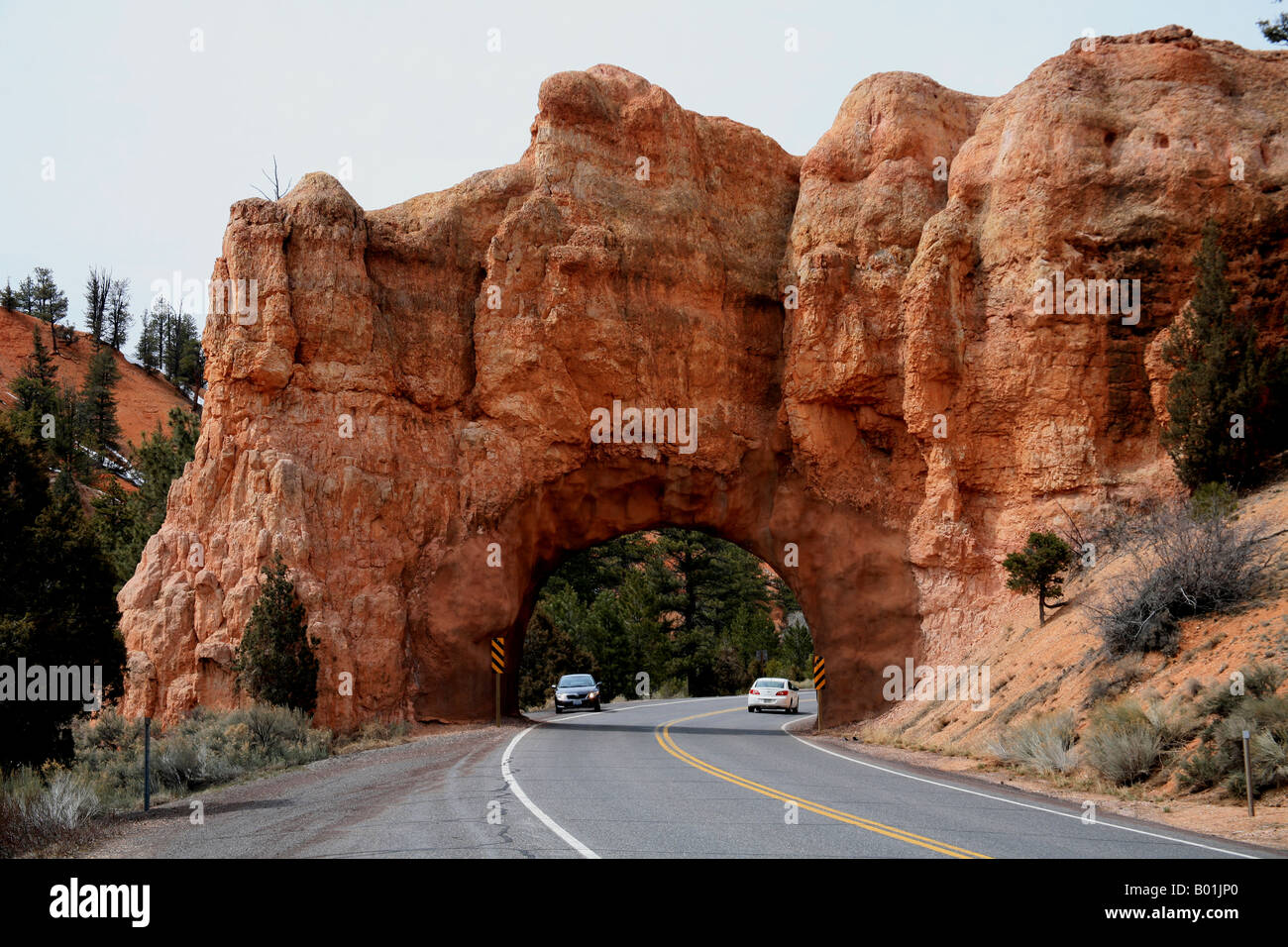 Red canyon tunnel hi-res stock photography and images - Alamy