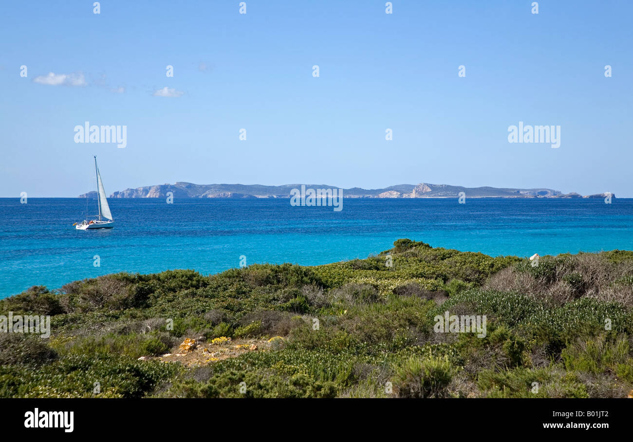 Cabrera Island National Park.View from Cap Salines.Mallorca Island ...