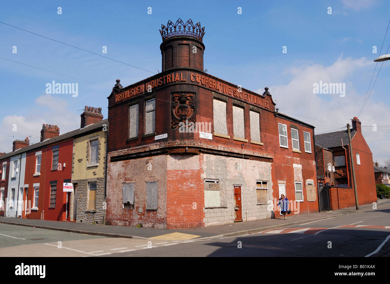 Droylsden Coop building in the Clayton district of East Manchester ...
