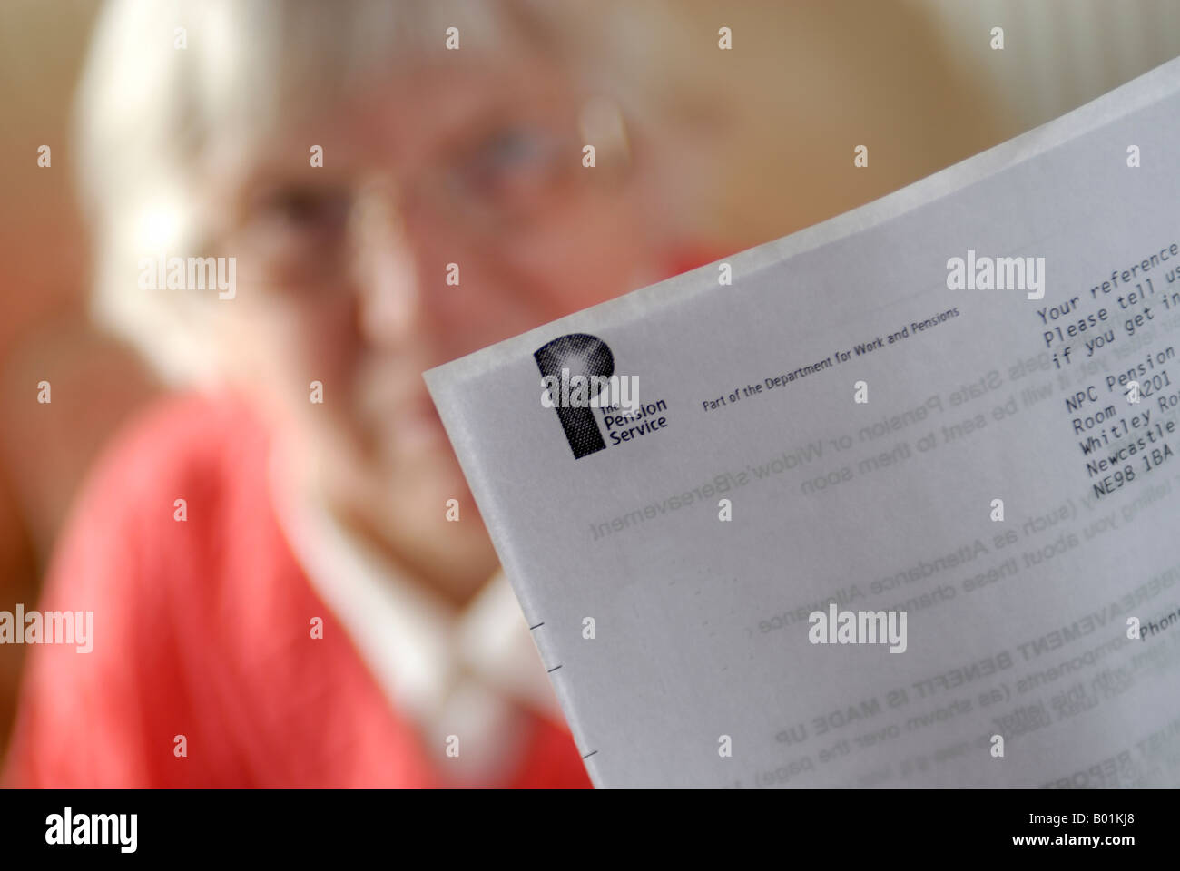 Pension statement woman hi-res stock photography and images - Alamy