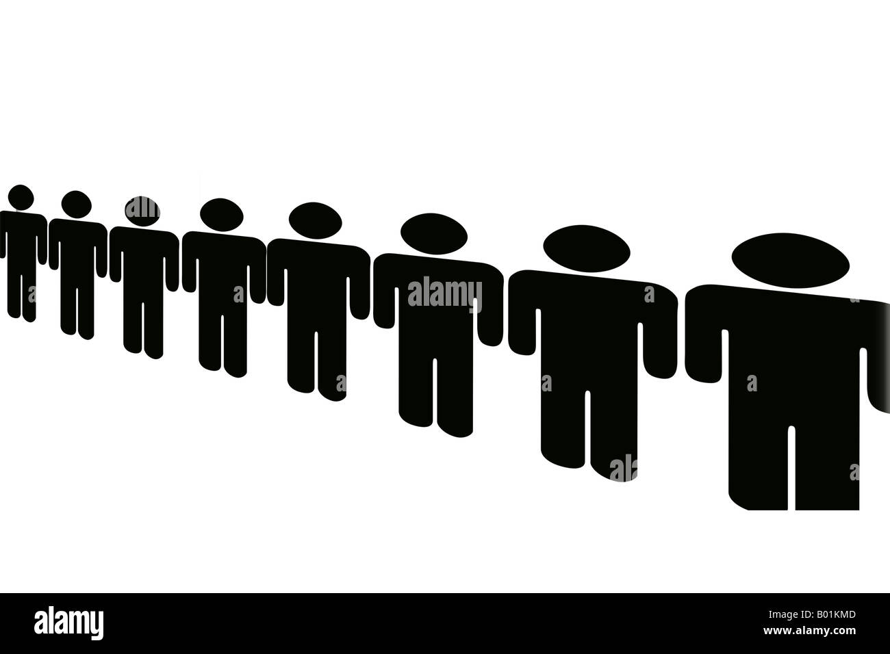People in perspective Stock Photo - Alamy