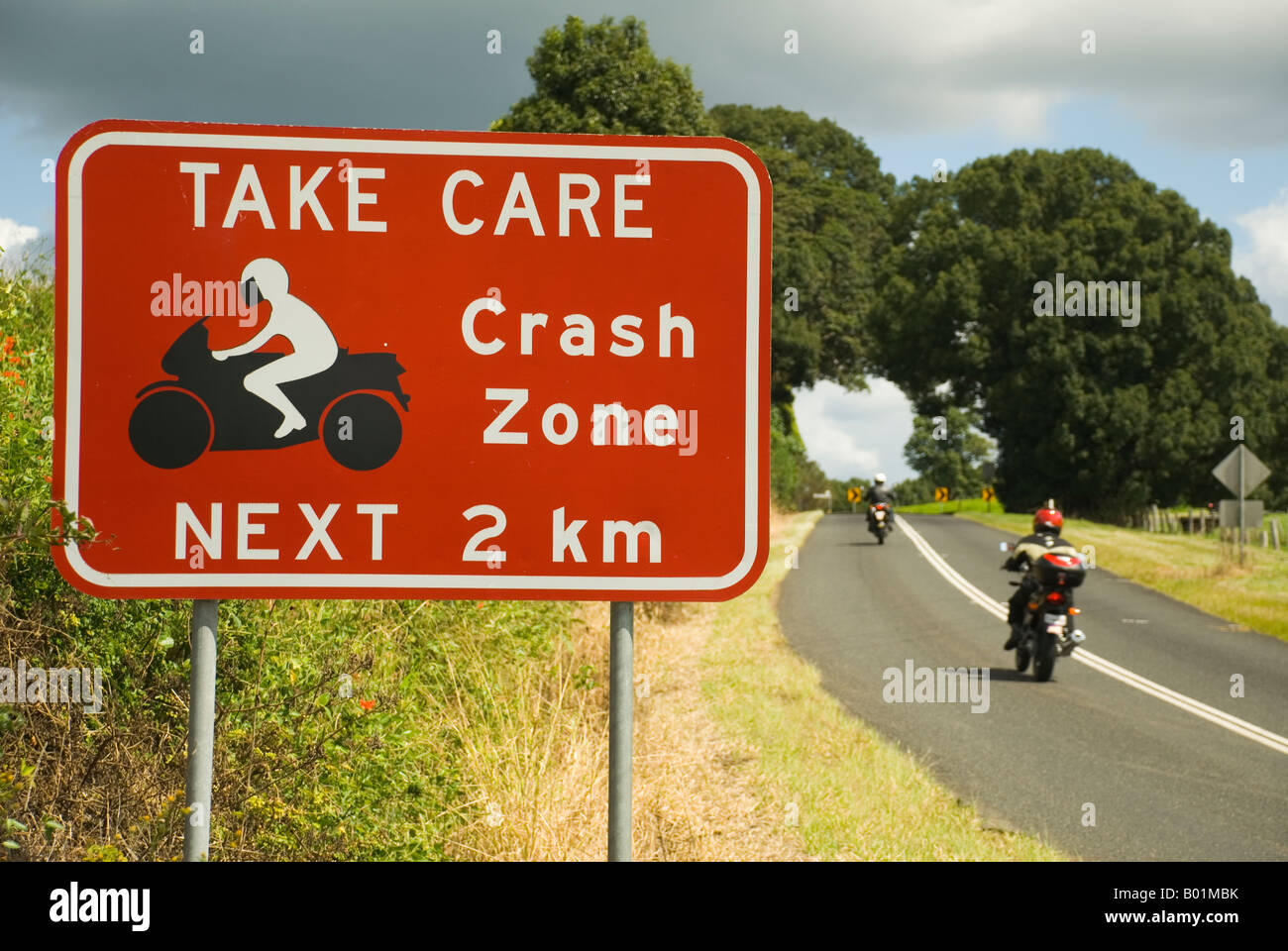 High risk crash zone hi-res stock photography and images - Alamy