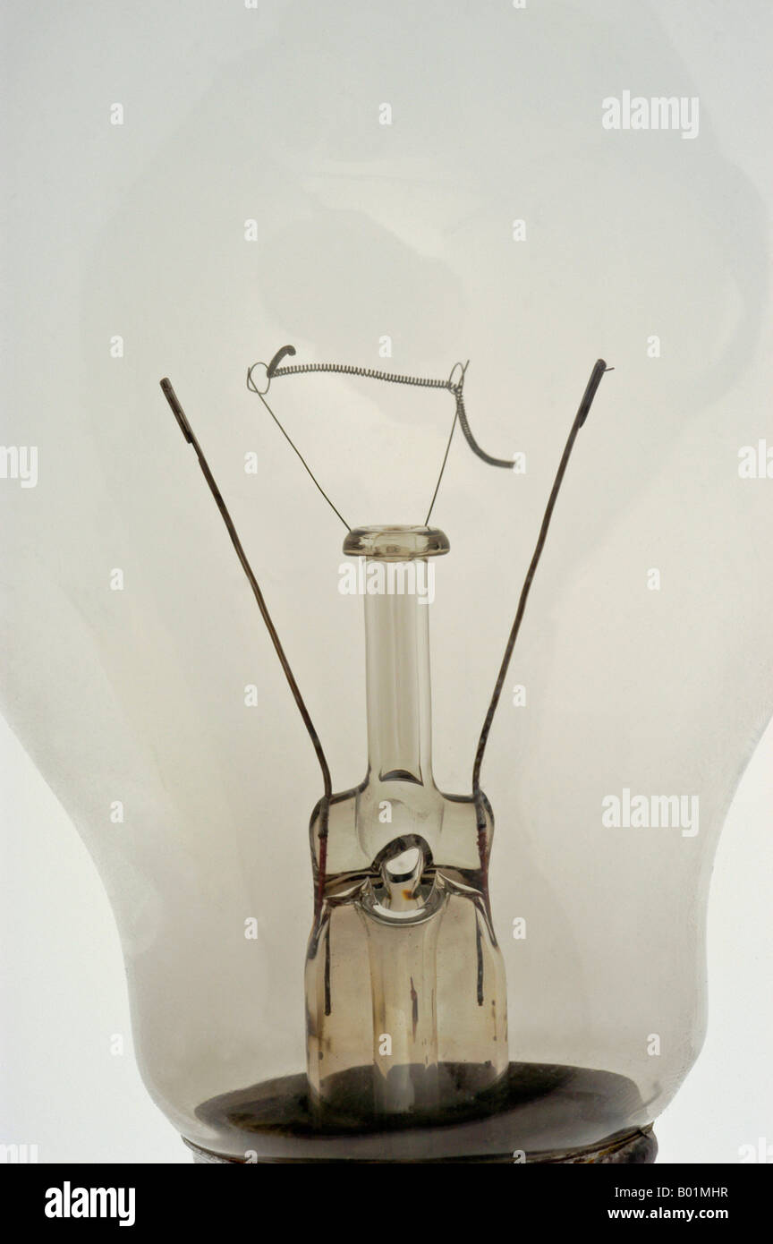 Bulb with burnt out filament Stock Photo - Alamy