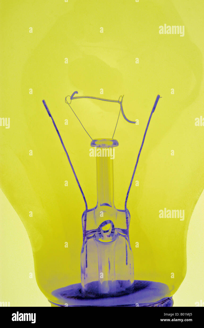 Bulb with burnt out filament Stock Photo - Alamy