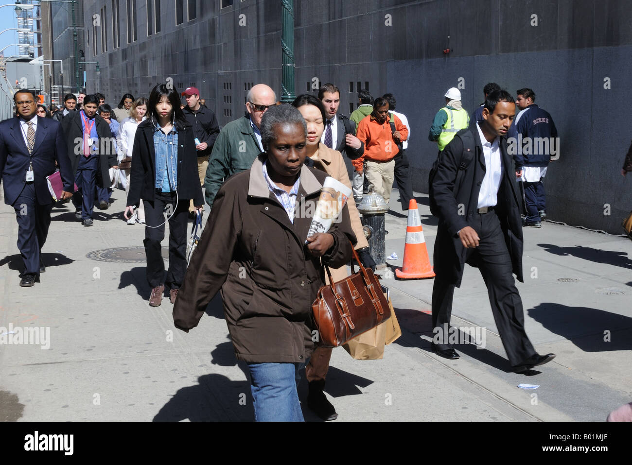 Crowd city workers hi-res stock photography and images - Alamy