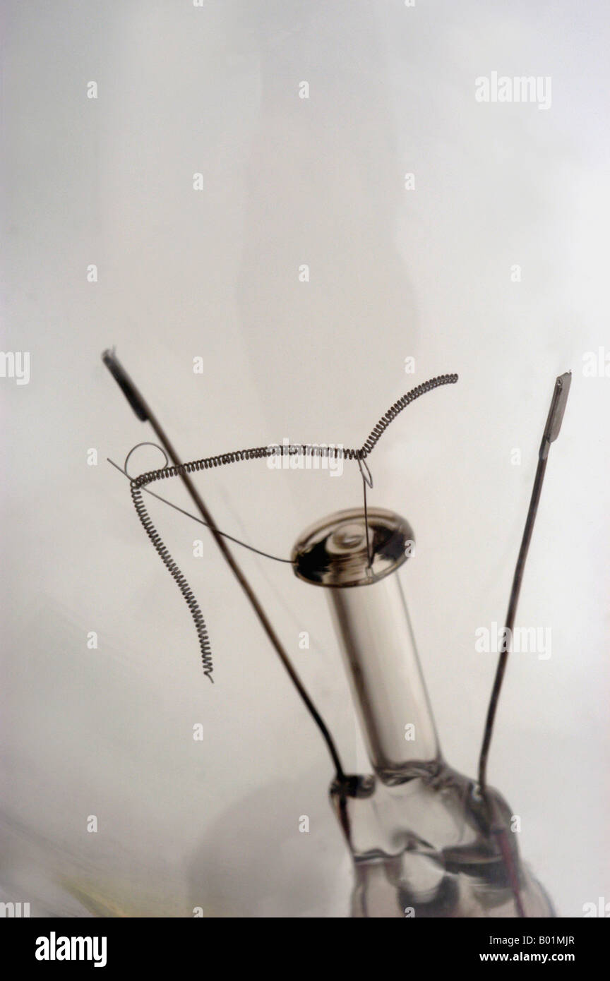Bulb with burnt out filament Stock Photo - Alamy