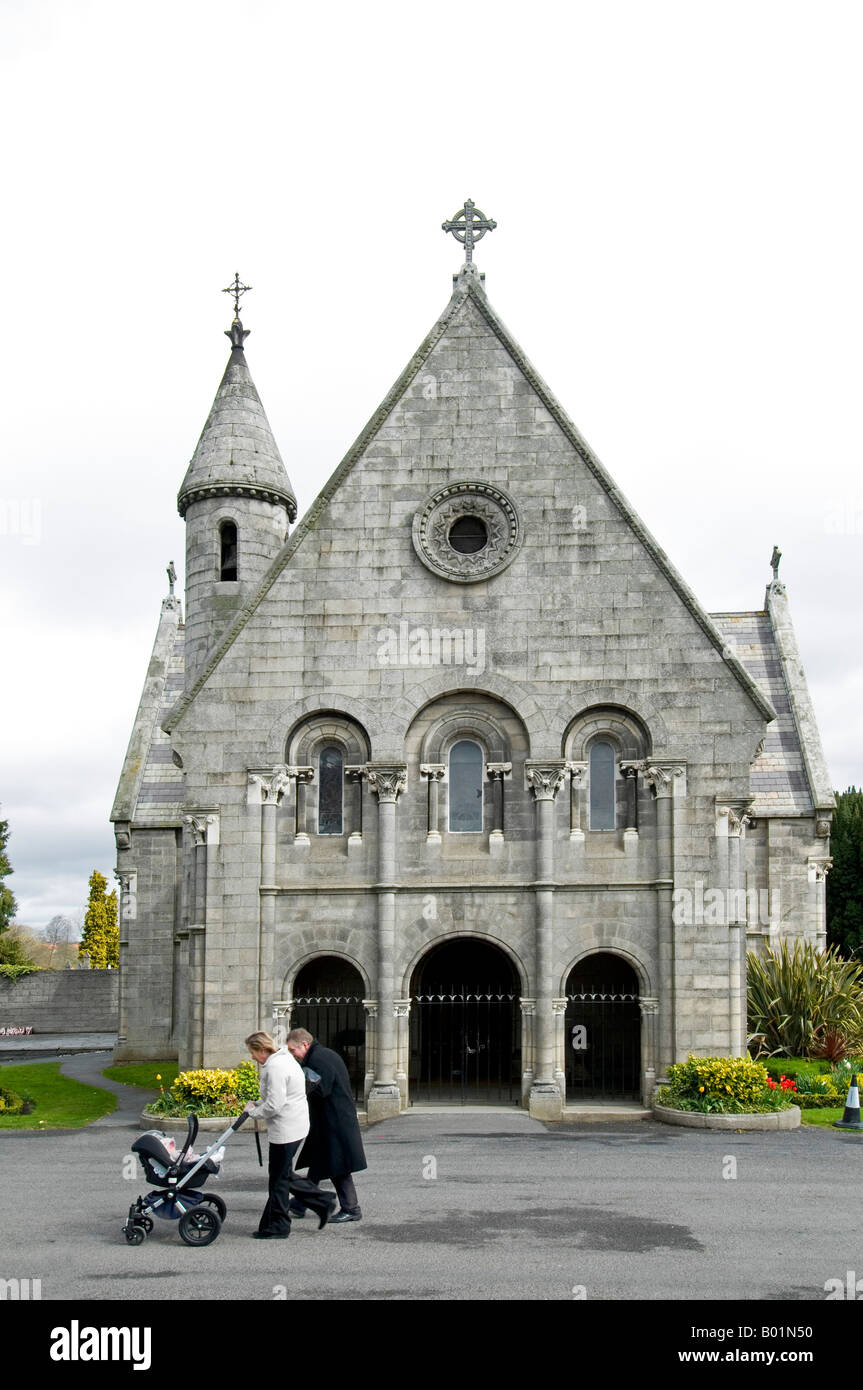 The chapel in the grounds of Prospect Cemetery, Glasnevin, Dublin ...