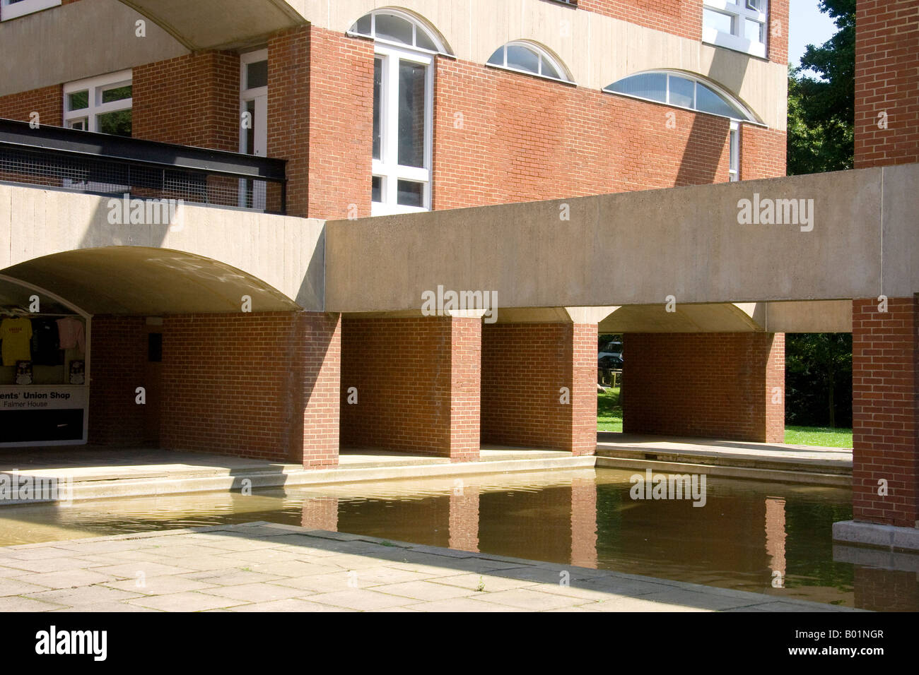 Summer view of the Falmer House building University of Sussex Falmer ...