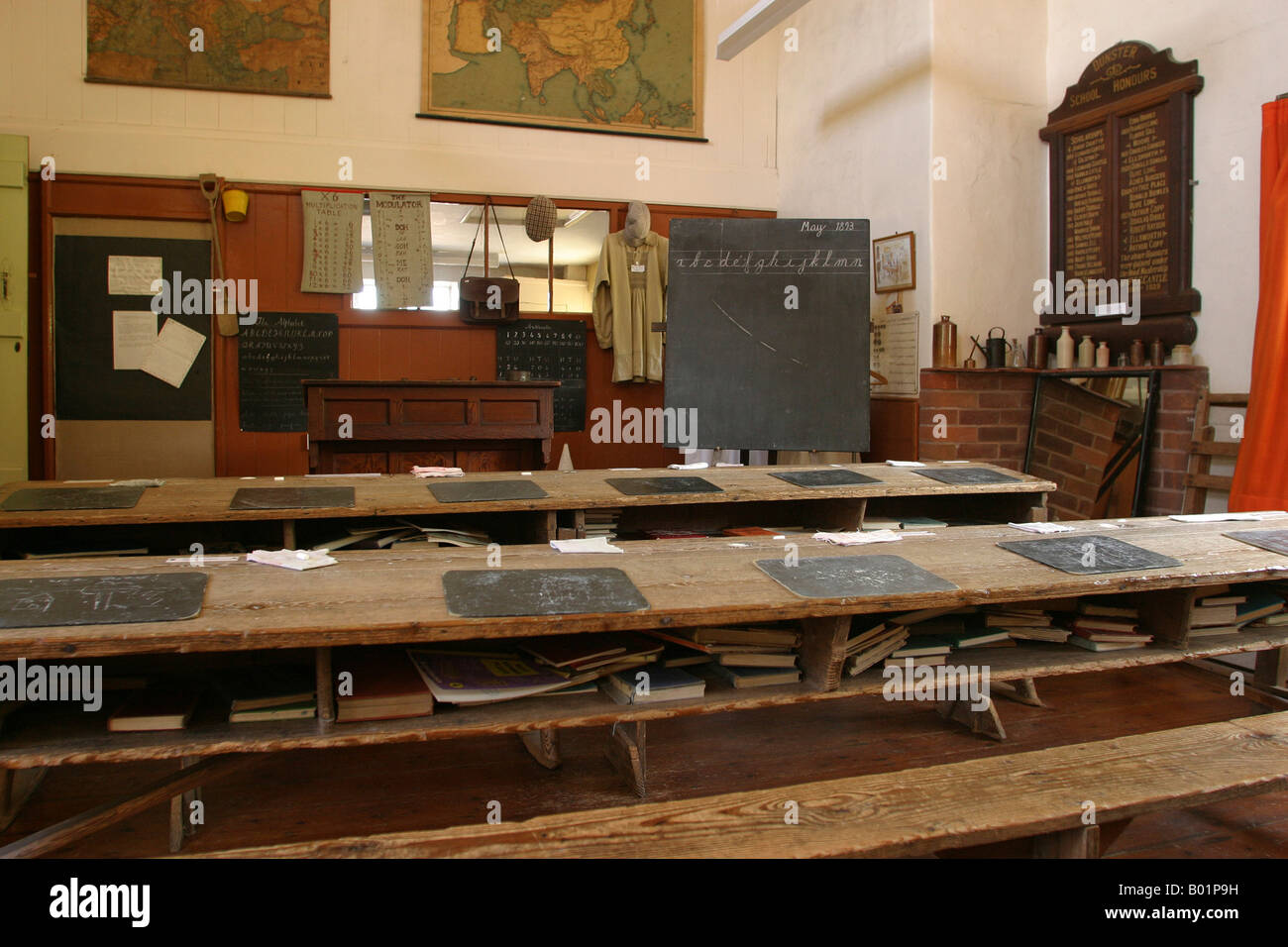 Victorian rural schoolroom hi-res stock photography and images - Alamy