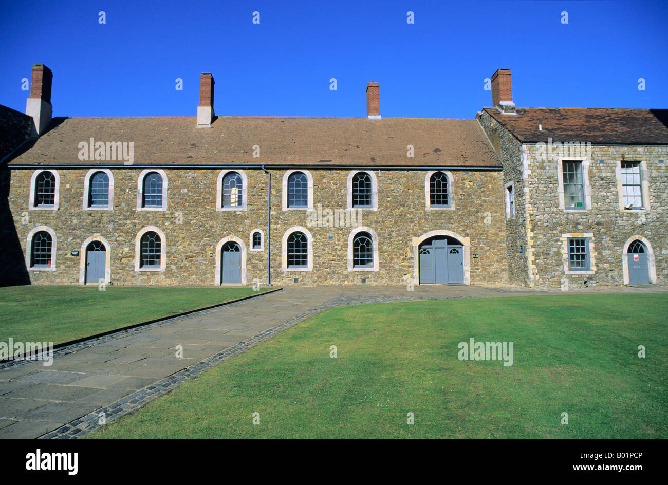 Dover Castle barracks, Kent, England, UK Stock Photo - Alamy