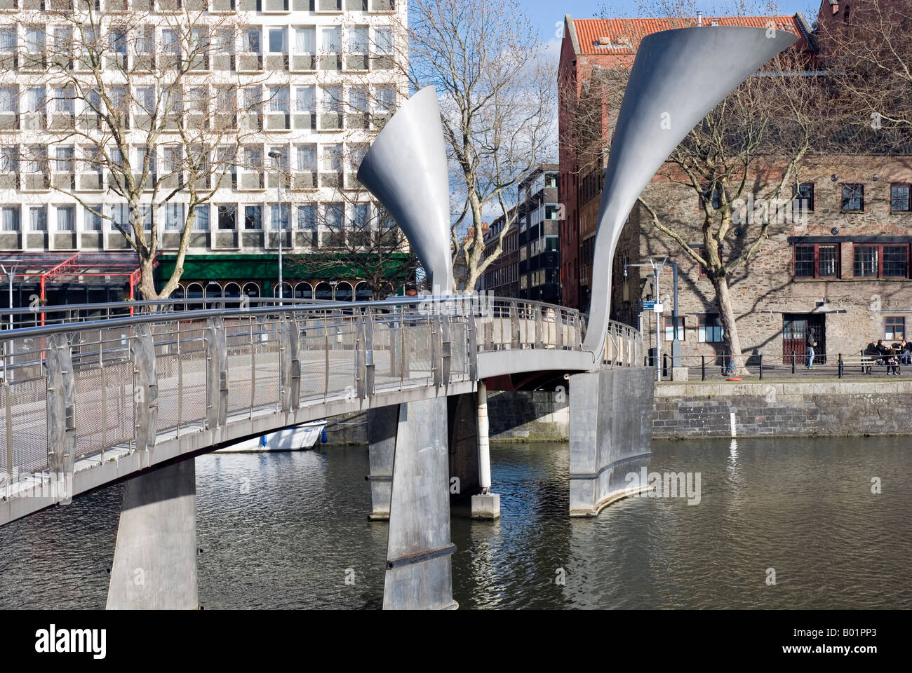 Pero's Bridge is a pedestrian bascule bridge at St Augustine's Reach in ...