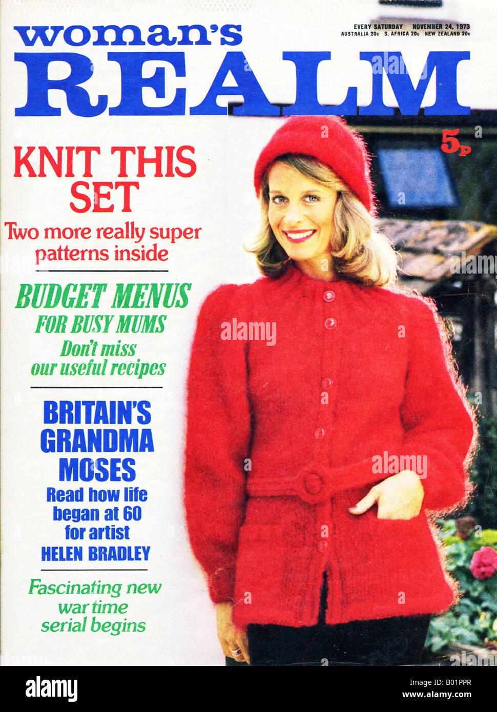 1970s Woman's Realm Magazine 24 November 1973 FOR EDITORIAL USE ONLY ...