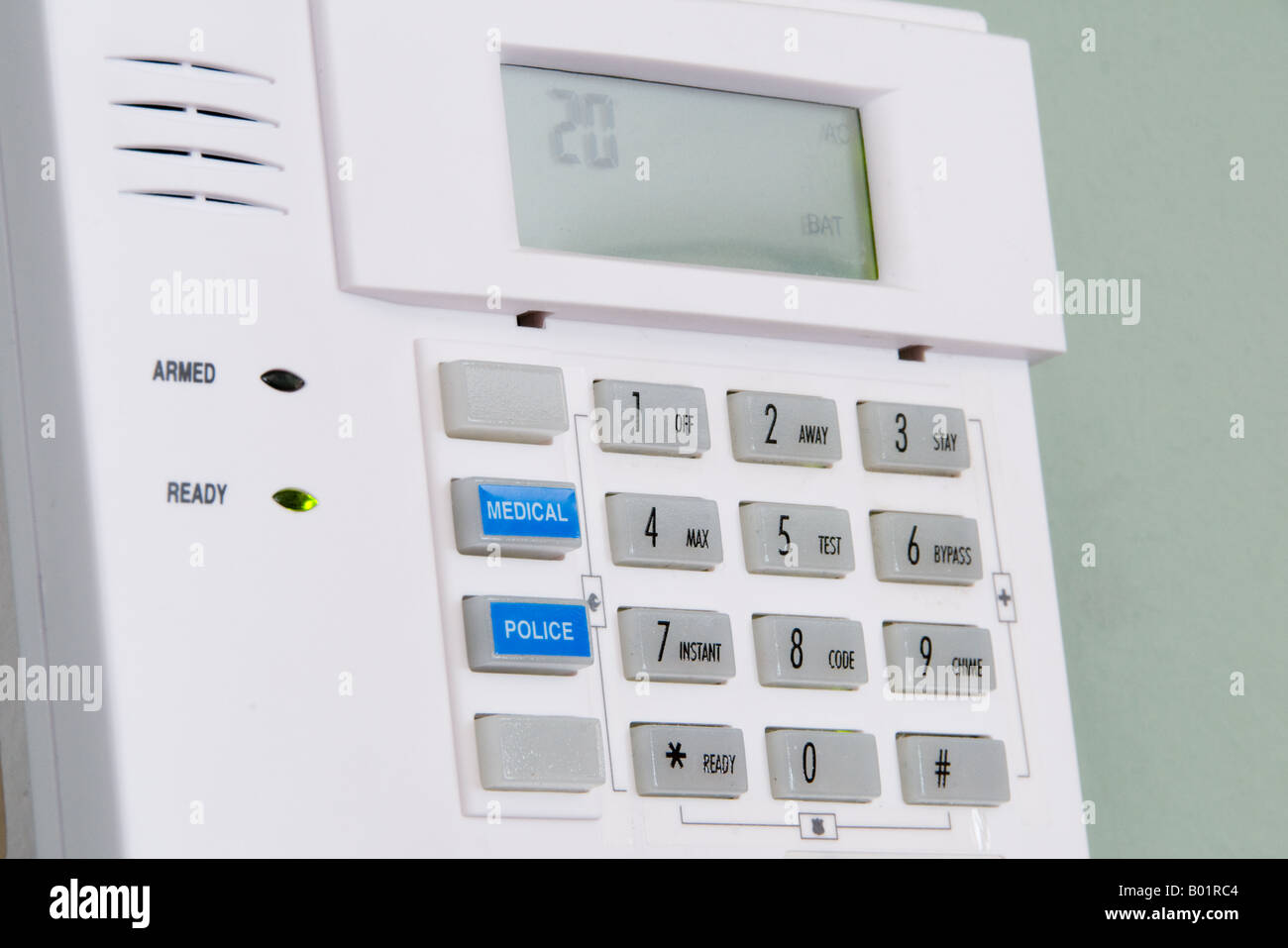 Home security panel Stock Photo - Alamy