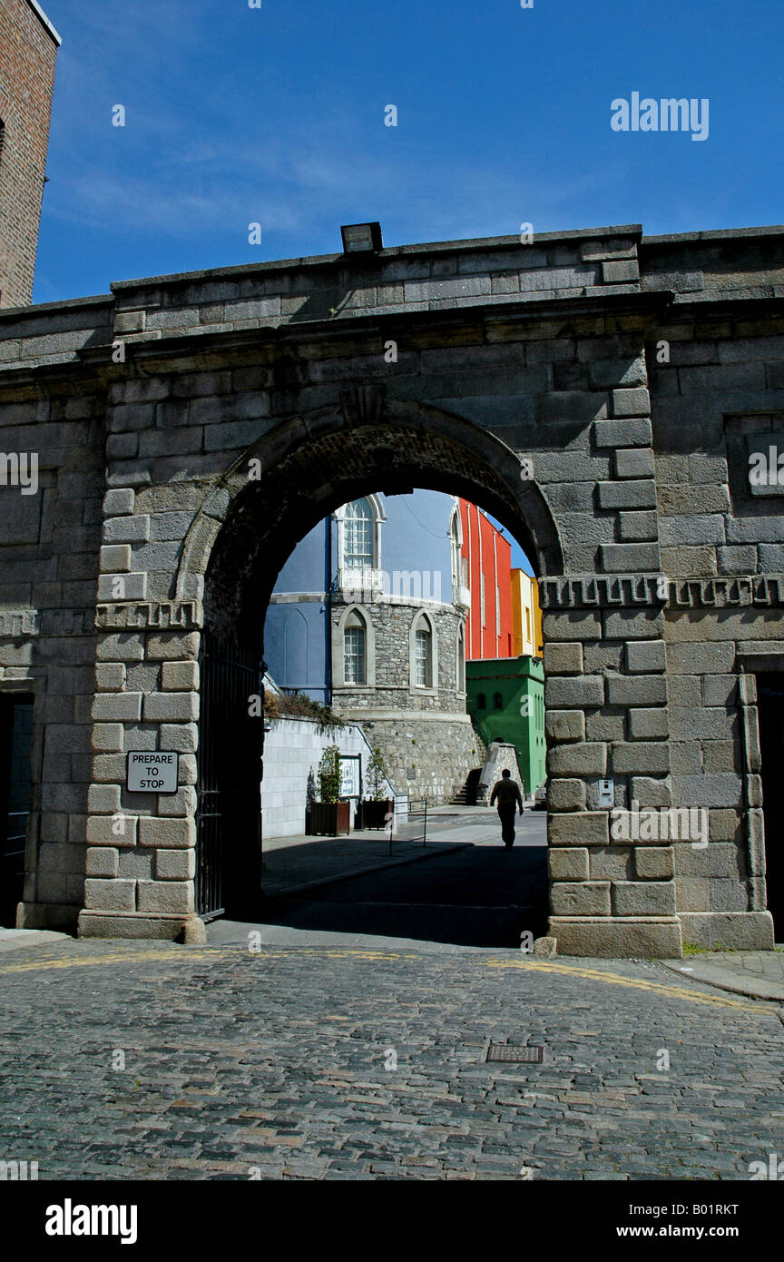 Dublin Castle Gate Stock Photo - Alamy