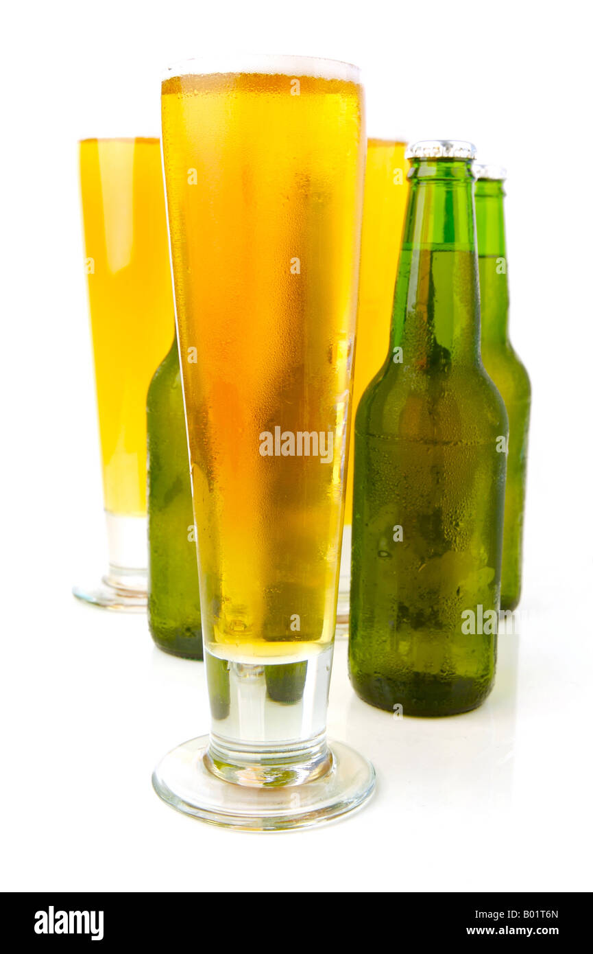 Ice Cold Beer Stock Photo - Alamy