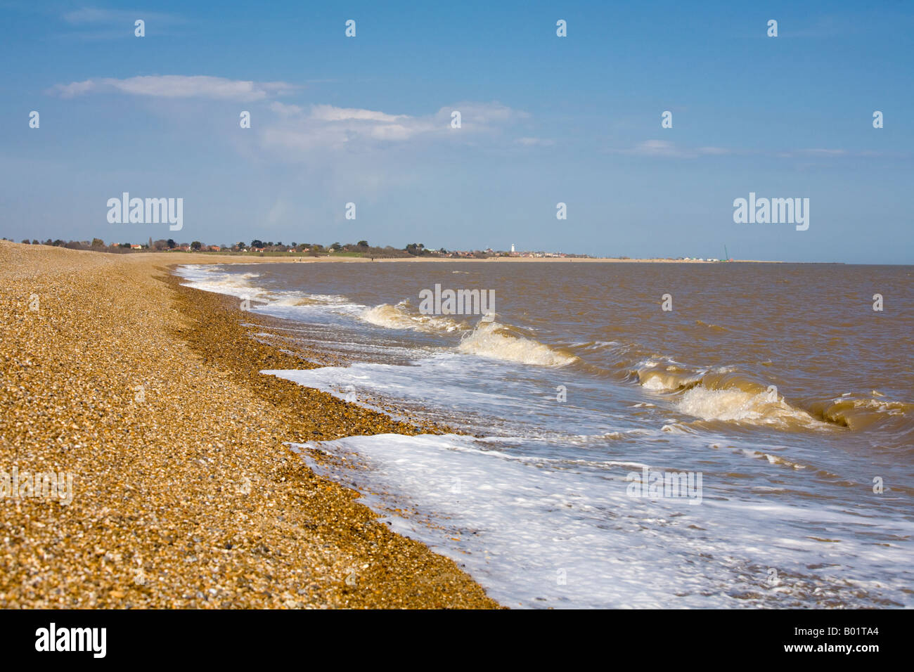 Suffolk shingle beach Stock Photo - Alamy