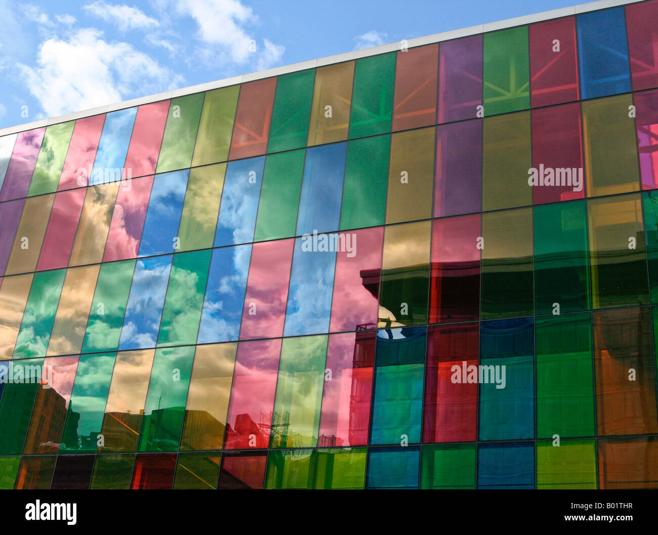 Colored glass windows in montreal hi-res stock photography and images ...