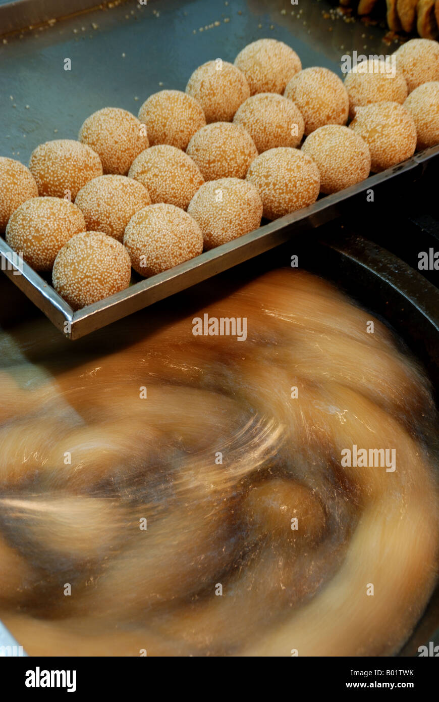Chinese snack made out of sticky rice Stock Photo - Alamy