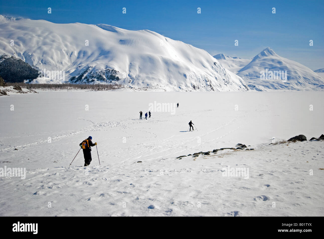 Portage Glacier, Alaska, USA Stock Photo - Alamy