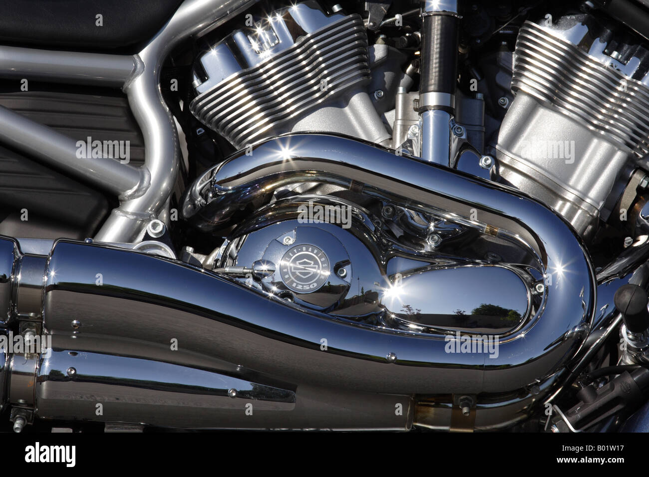 2008 Harley Davidson v rod motorcycle detail Stock Photo - Alamy