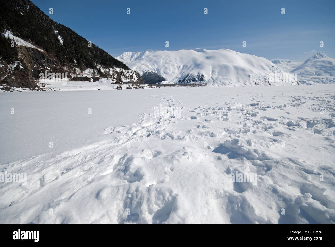 Portage Glacier, Alaska, USA Stock Photo - Alamy