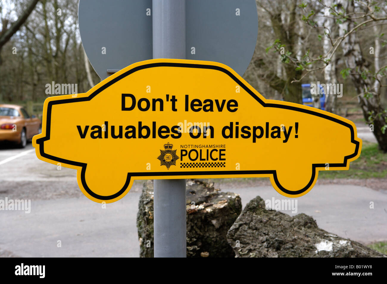 Motorists Warning Sign Stock Photo - Alamy