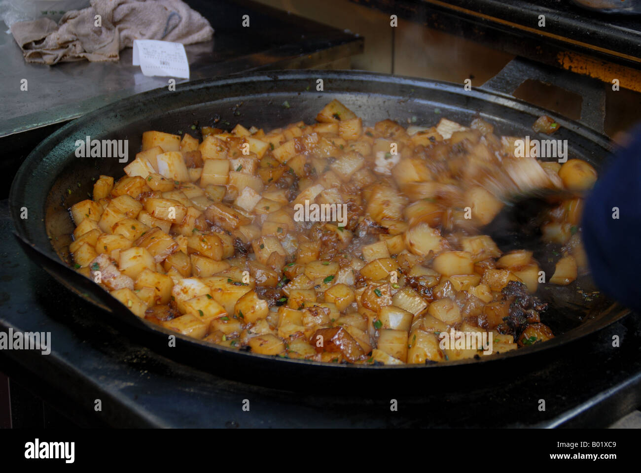 chinese food -a fried dish Stock Photo - Alamy